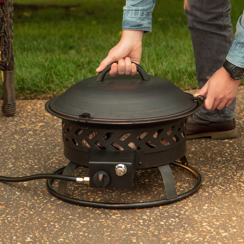 18.5” LP Gas Portable Outdoor Fire Pit - Endless Summer